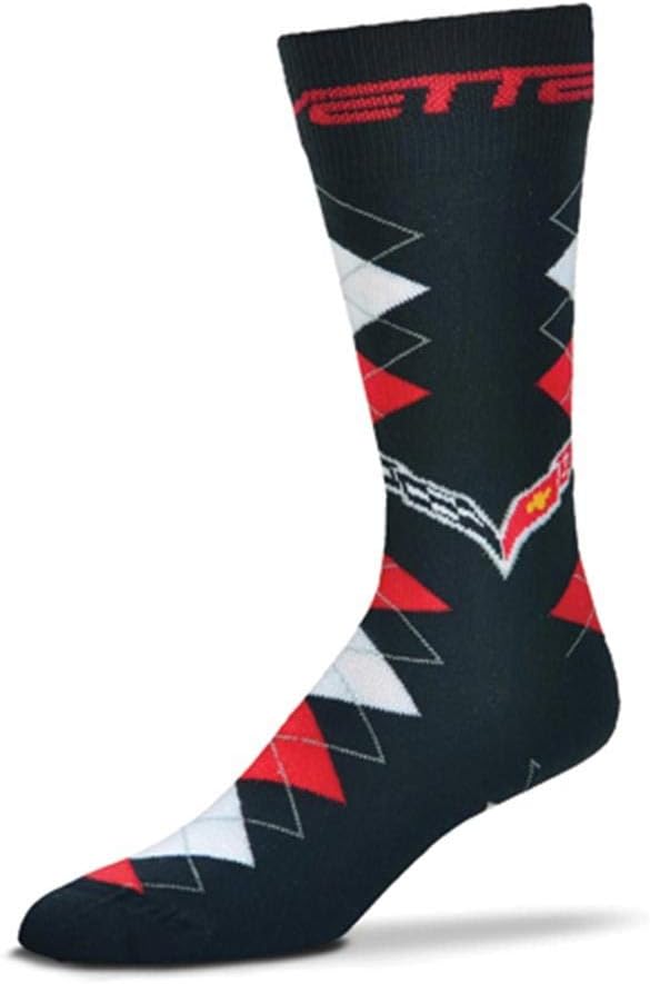 Amazon.com: Corvette Fan Nation Trouser Crew Socks - Officially ...