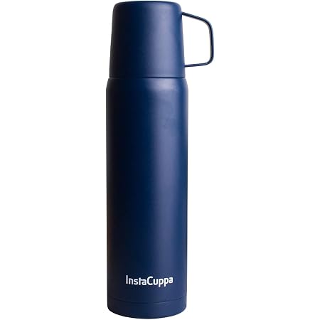 Buy InstaCuppa Thermos Flask with Stainless Steel Mug and Twist Pour ...