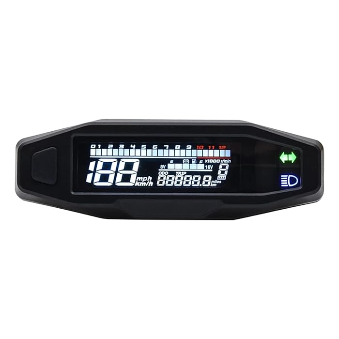Buy KAOLALI Universal Digital Tachometer for Motorcycle, Digital ...