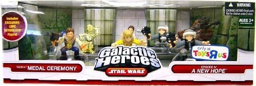 Amazon.com: Star Wars Galactic Heroes Exclusive Deluxe Cinema Scene ...