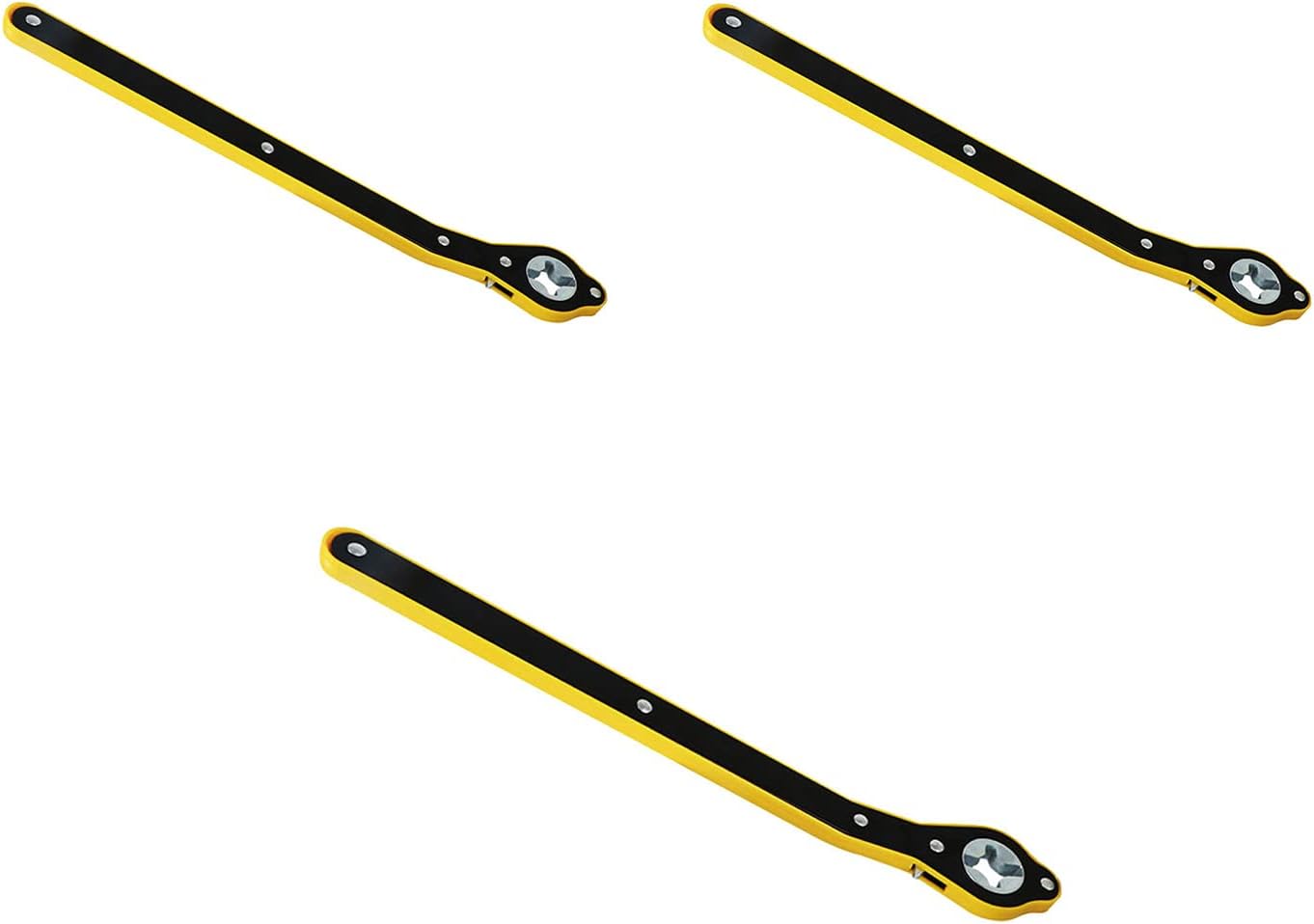 3 Car Jack Wheel Wrench, Forward And Reverse 360° Head Ratchet Wrench ...