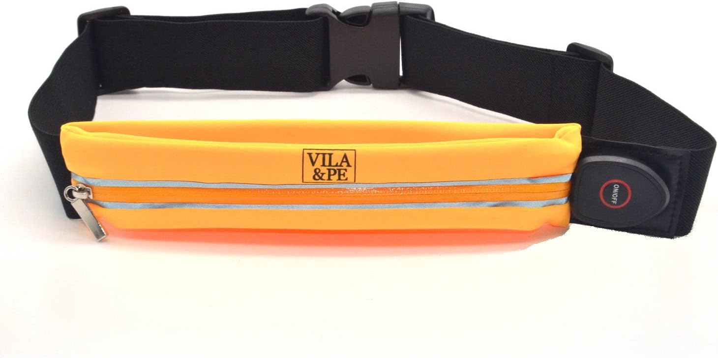 Amazon.com: VILA&PE LED RUNNING WAIST PACK - With Rechargeable USB LED ...