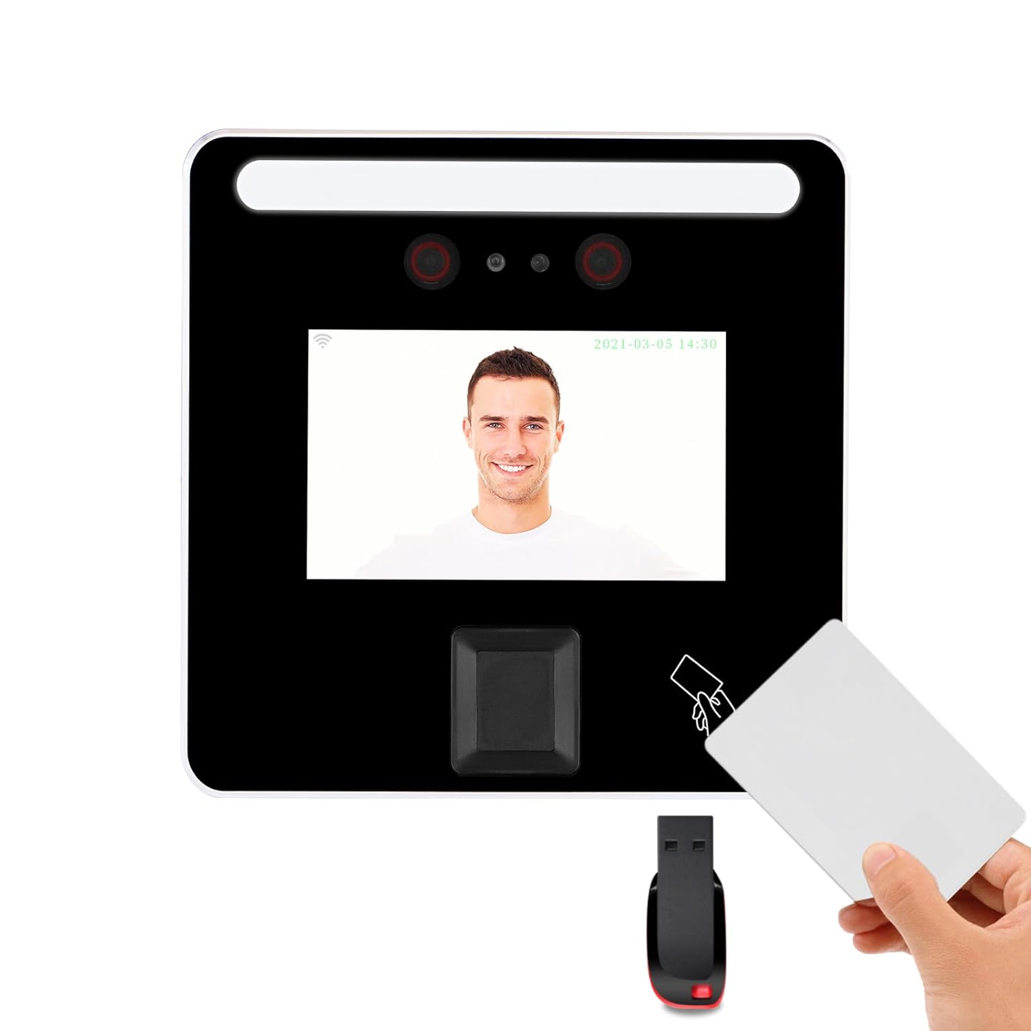 Buy Hysoon Time Clock, Time Clocks for Employees Small Business with 4 ...