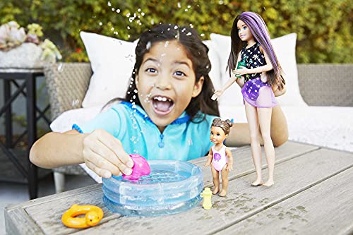 Barbie Skipper Babysitters Inc Playset with Skipper Doll, Color-Change ...