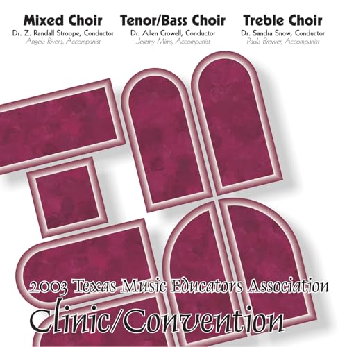 Amazon.com: 2003 Texas Music Educators Association (TMEA): All-State ...