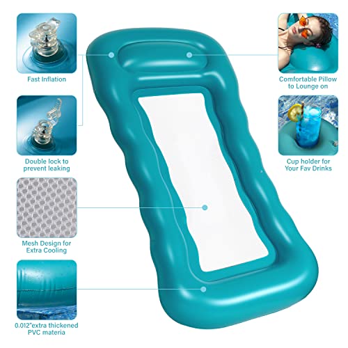 Float Joy Inflatable Pool Floats Tanning Pool Inflatables Adults ...