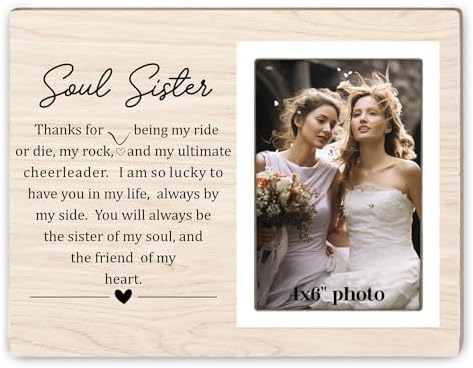 Amazon.com - Itsoly Sister Picture Frames, Thank You for Being My Soul ...