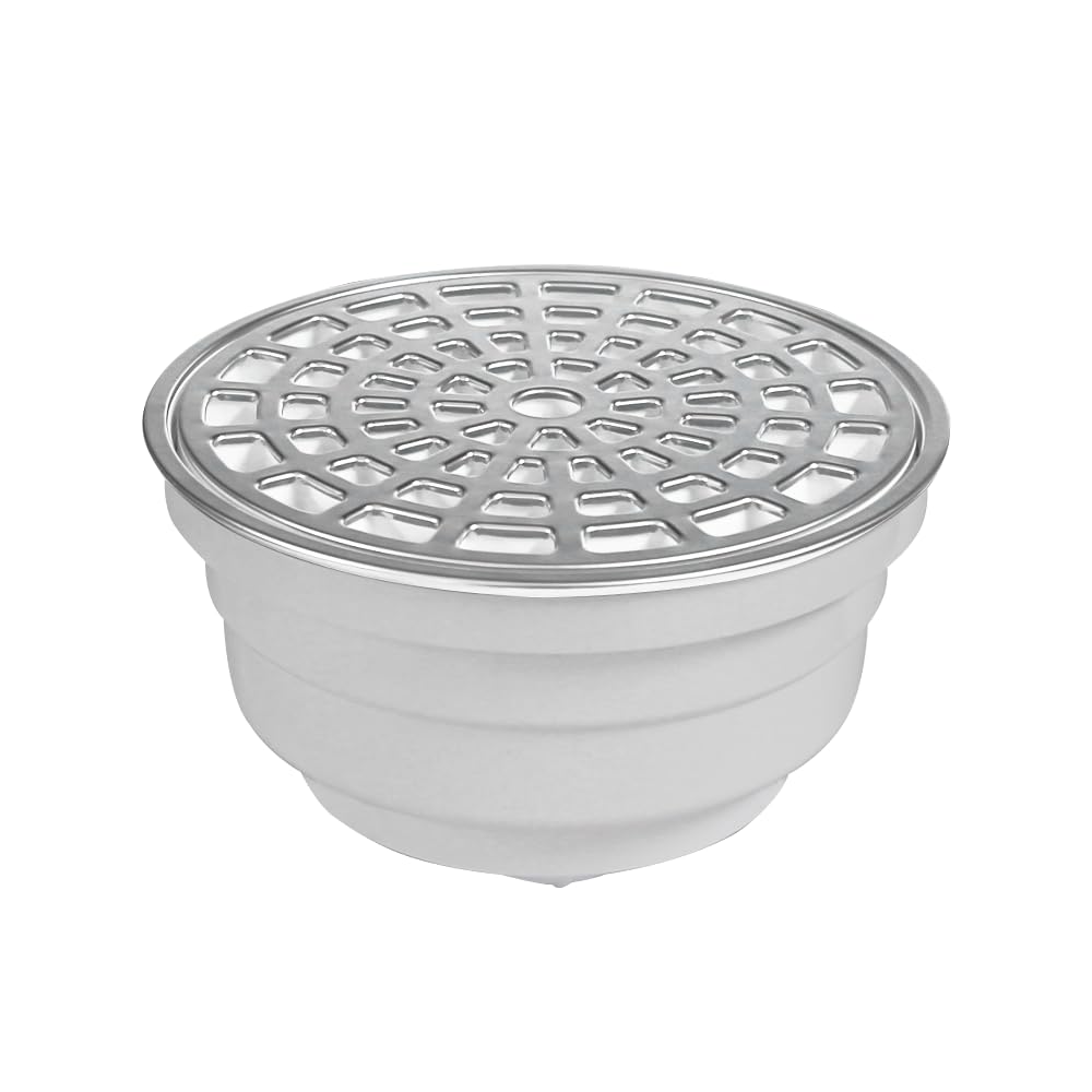 Fleximatic 2636 Coladera para patio con cubierta y bisel de acero ...