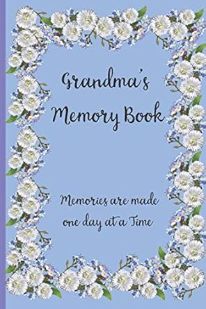 Grandma's Memory Book: Nostalgia, Noteworthy: 9781686638794: Amazon.com ...