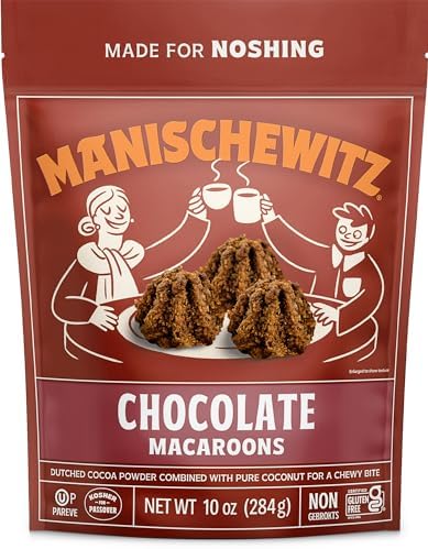 Amazon.com: Manischewitz Chocolate Macaroons, 10 oz | Coconut Macaroons ...