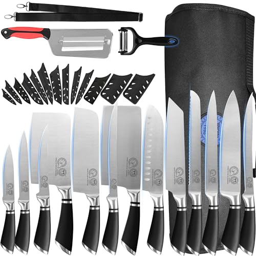 Student Chef Knife Set with Carrying Case or For the Chef on the go ...