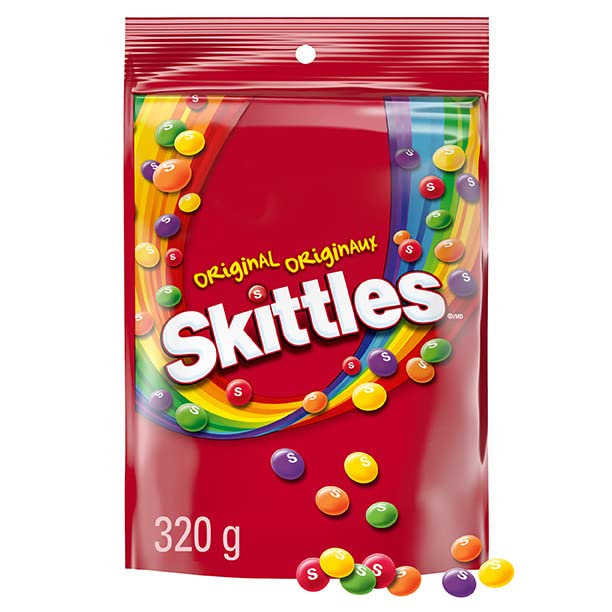 Amazon.com: Skittles Original Mega Pack 320 Grams 11.28 Ounces ...