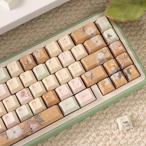 Amazon.com: Gliging PBT Keycaps 65 Percent,156 Keys DYE-Sub Custom ...