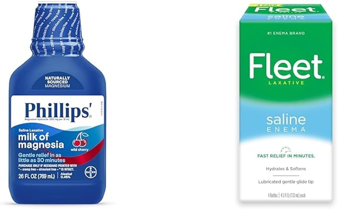Amazon.com: Phillips' Milk of Magnesia Liquid Laxative, Wild Cherry ...