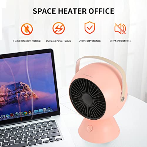 Mini Space Heater, 1300W Electric Ceramic Heater, Portable Small Office ...