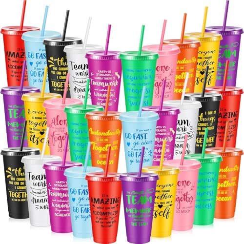 Amazon.com | Nitial 6 Pack Employee Appreciation Gifts 24oz Glass Cups ...