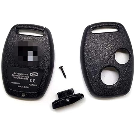 Genuine 2 Button Key Shell & TPU Key Cover Compatible for Honda Civic ...