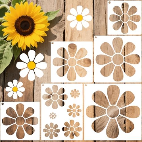 Amazon.com: ORIGACH 12 Pcs Flower Border Stencil, Ornate Mandala Border ...