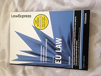 Buy Law Express: EU Law (Revision Guide) Book Online at Low Prices in ...