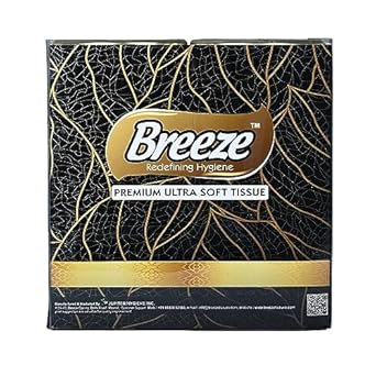 BREEZE 2-Ply Ultra Soft Tissue Multipurpose Sheets - Pack of 6 (2 ...