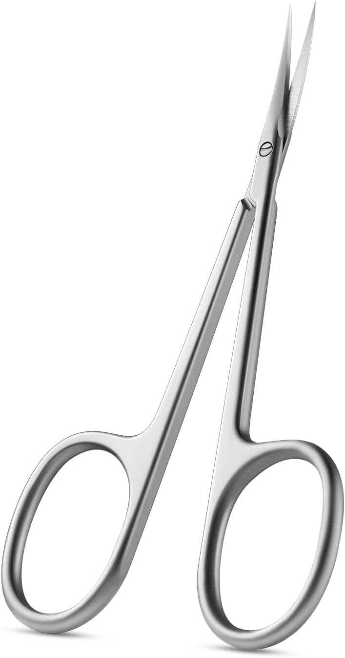 Amazon.com : FERYES Precision Curved Cuticle Scissors - Extra Fine ...