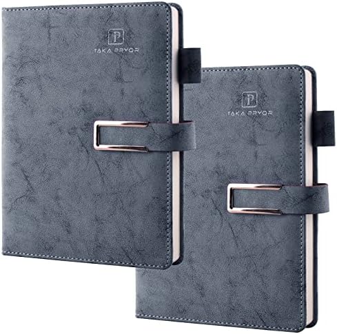 Amazon.com : 2-Pack Ruled Journal Notebook Bulk,Hardcover Magnetic ...