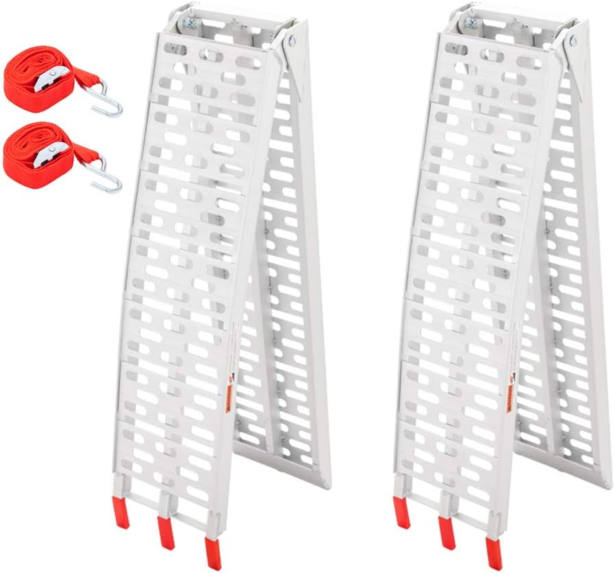 Amazon.com: TUFFIOM 7ft Aluminum Foldable Loading Ramp/Truck Ramp, 750 ...