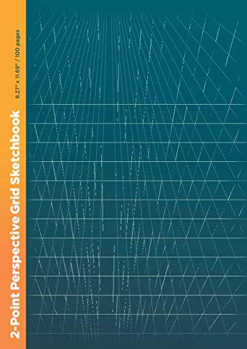 Amazon.com: 2-Point Perspective Grid Sketchbook: 8.27" x 11.69" 2-Point ...