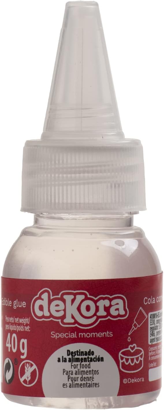 Dekora - Edible glue for cakes, cupcakes and other desserts - 40 g ...