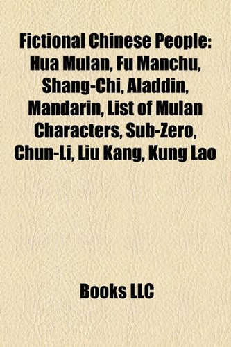 Fictional Chinese People: Fu Manchu, Shang-Chi, Aladdin, Amy Wong ...