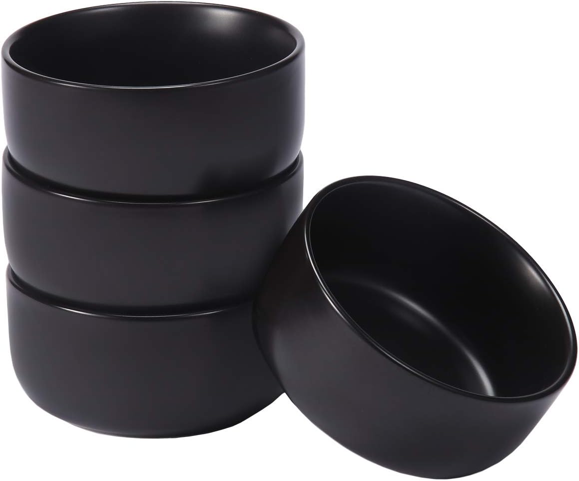 Amazon.com: Aquiver 10 Ounces Ceramic Bowl Set - Porcelain Matte Small ...