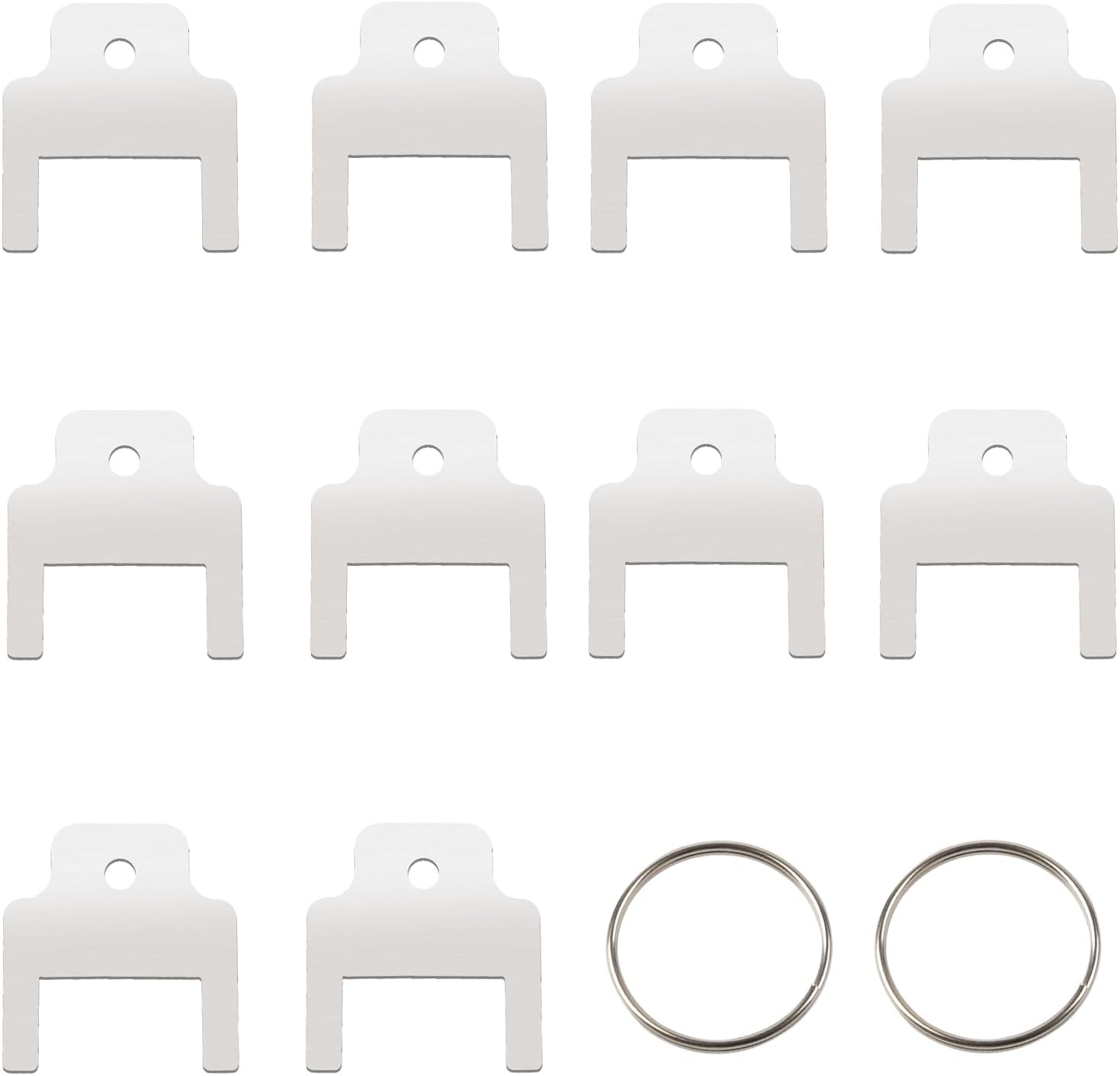 Maxqzin 10 Pcs 770301 Toilet Paper Towel Dispenser Key with 2 Key Rings ...