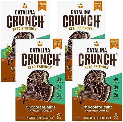Amazon.com: Catalina Crunch Sandwich Cookies Variety Pack (4 Flavors ...