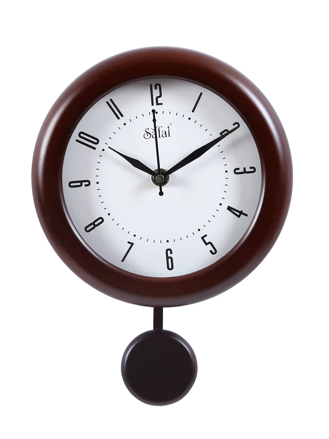 Buy Safal Mini Pendulum Wooden Brown Beauty with Silent Sweep Mechanism ...