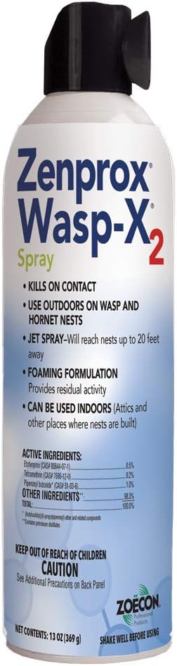 Amazon.com: ZOECON Zenprox Wasp-X 2 Wasp and Hornet Killer Spray ...