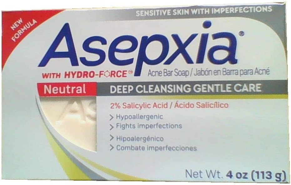 Amazon.com : Asepxia Deep Cleansing Acne Treatment Bar Soap with Baking ...