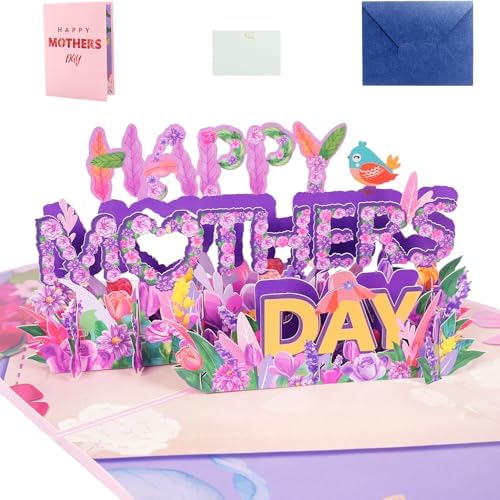 Three Dee Cards - Mum, I Love You - Premium Handcrafted Greeting Card ...