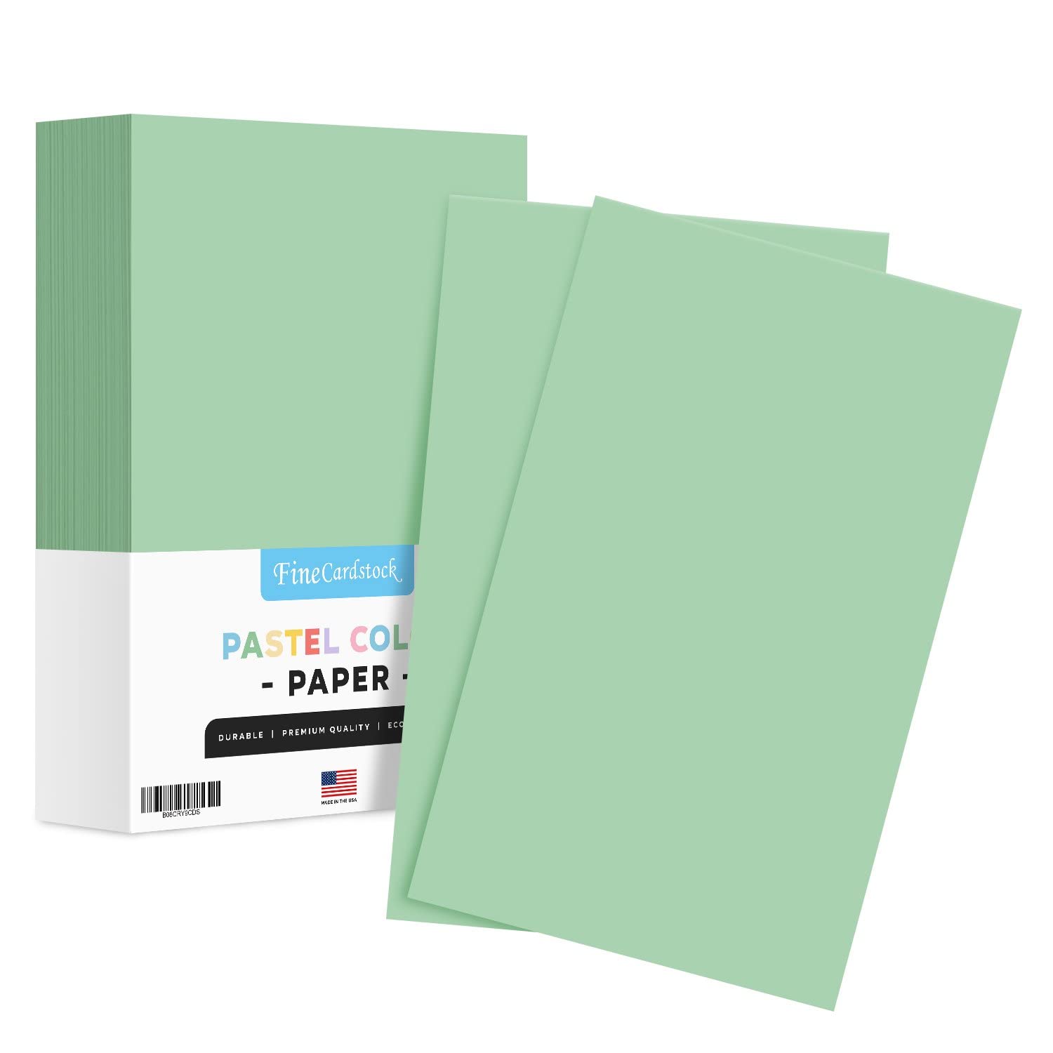 Green - Pastel Color Paper 20lb. Size 8.5 X 14 Legal/Menu Size - 500 ...