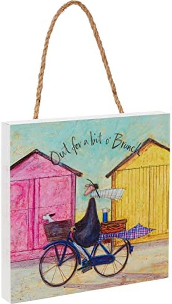 Sam Toft EMB10802 Wooden Wall Art, Multi-Colour, 20 x 20 cm : Amazon.co ...