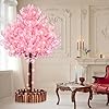 Amazon.com: 6FT Pink Artificial Cherry Blossom Tree with Warm LED Light ...