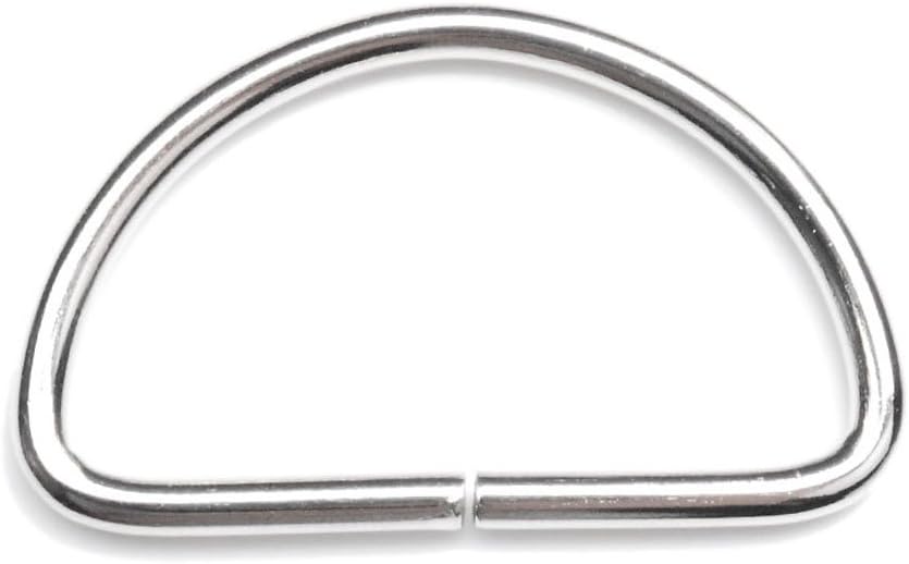 Amazon.com: Gwybkq D Rings for Sewing, Metal D Ring - Set of 90 : Arts ...
