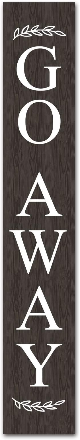 Amazon.com : Sokomurg (48inx8in) Tall Unwelcome Signs，Go Away Go On Git ...