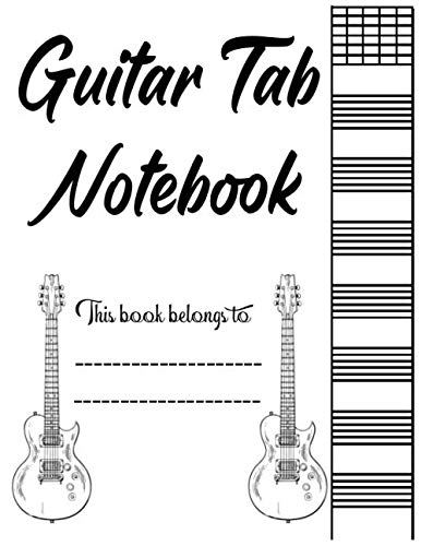 Amazon.com: Guitar Tab Notebook: Blank sheet music notebook for ...