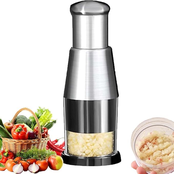Buy Luteti Manual Pressed Chopper, Compact Mini Dicer Food Chopper ...