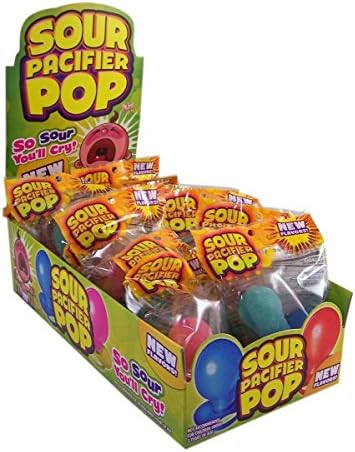 Amazon.com : Sour Pacifier Pops - Bulk Sour Pacifier Lollipops ...