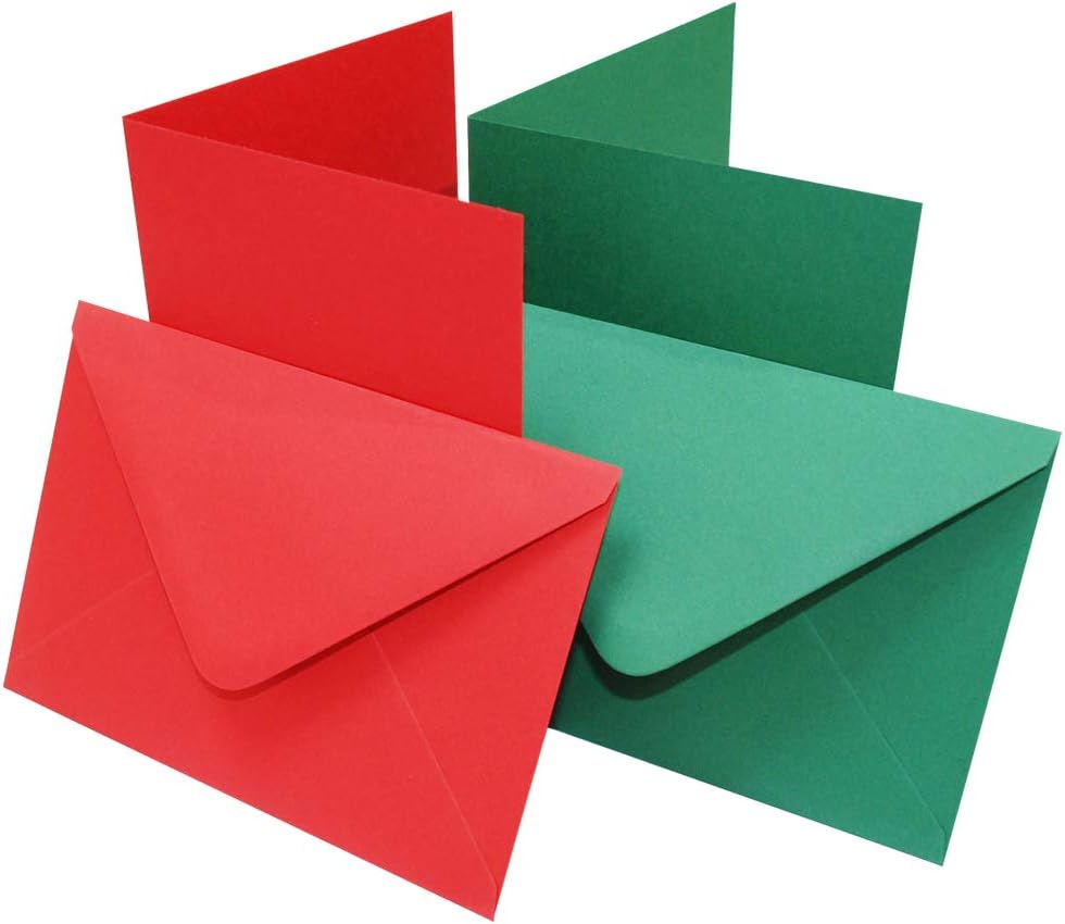 Craft UK 2350 5X5 Card and Envelope Pack of 50 - Mixed - Pastels ...