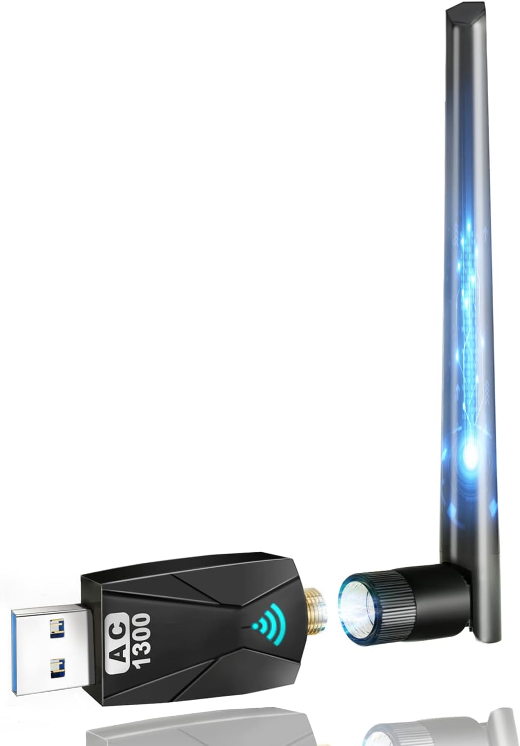 Maxesla USB Wifi Dongle for PC, High Speed 1200Mbps USB Wifi Adapter ...