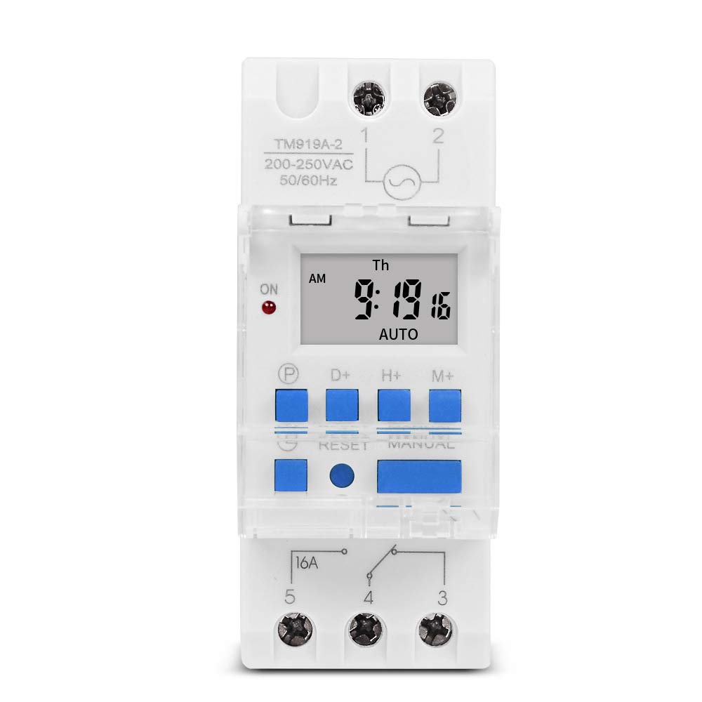 Amazon.com: TM919A LCD Digital Timer Switch 7 Days Programmable Digital ...
