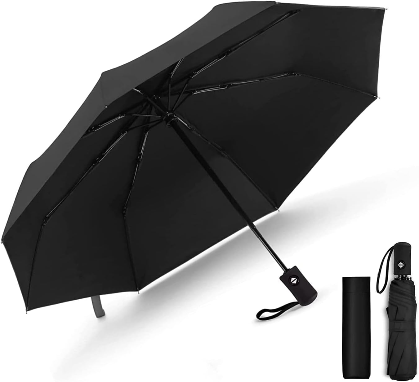 Amazon.com: Sbecud Windproof Travel Compact Umbrella-Automatic Umbrellas for Rain-Compact ...