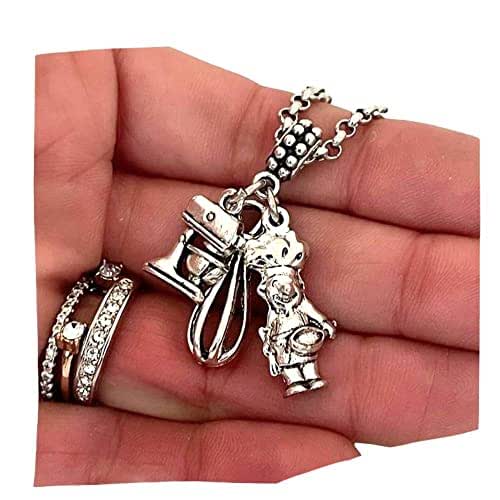 Amazon.com: Chef Culinary Hat Cooking Charm with Bracelet Necklace ...